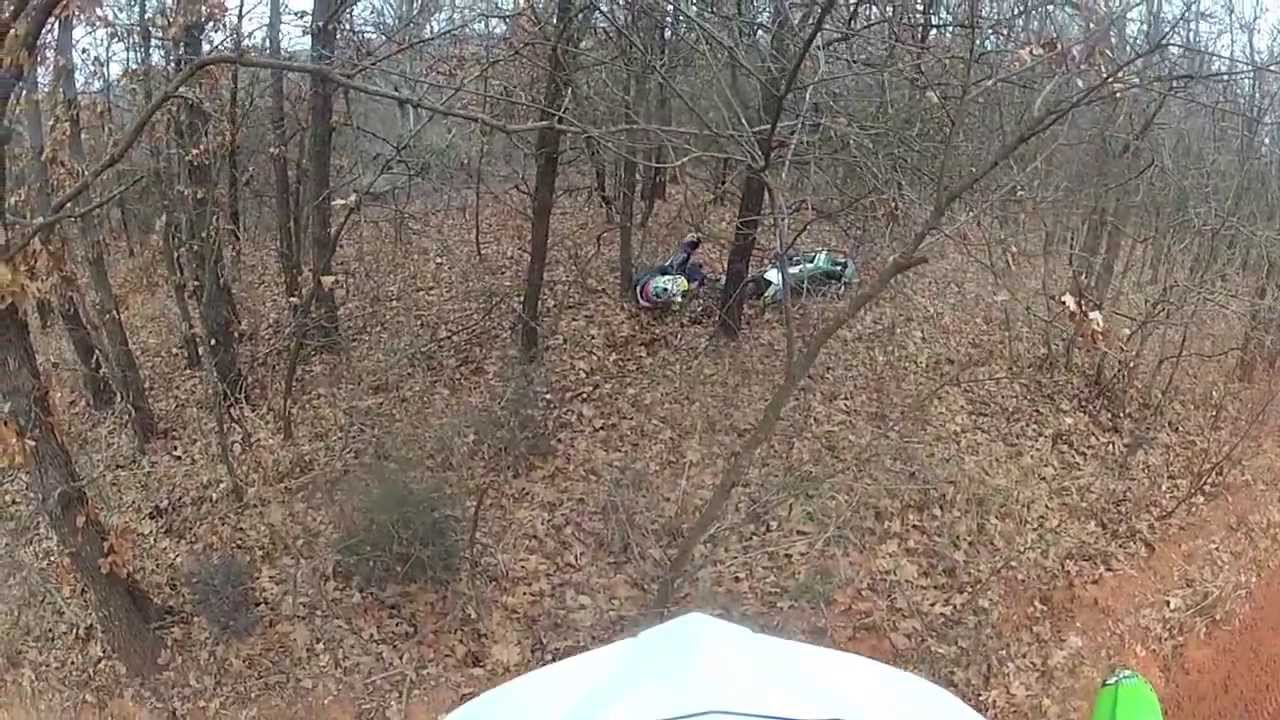 Dirtbike tree crash - YouTube