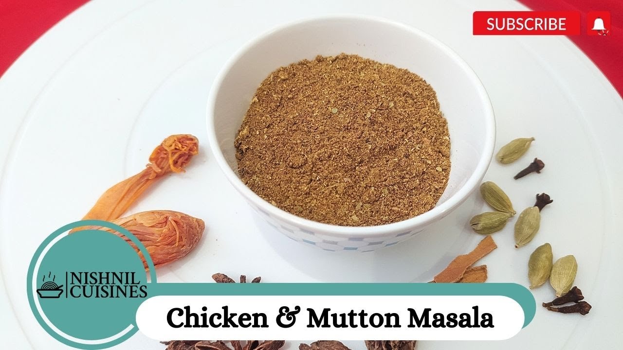 Chicken and Mutton Masala Recipe| Homemade masala| Authentic ...