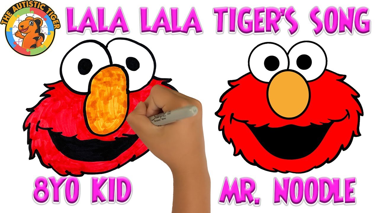 Elmo | Sesame Street - How To Draw In Under 5 Minutes, So Simple a Kid ...