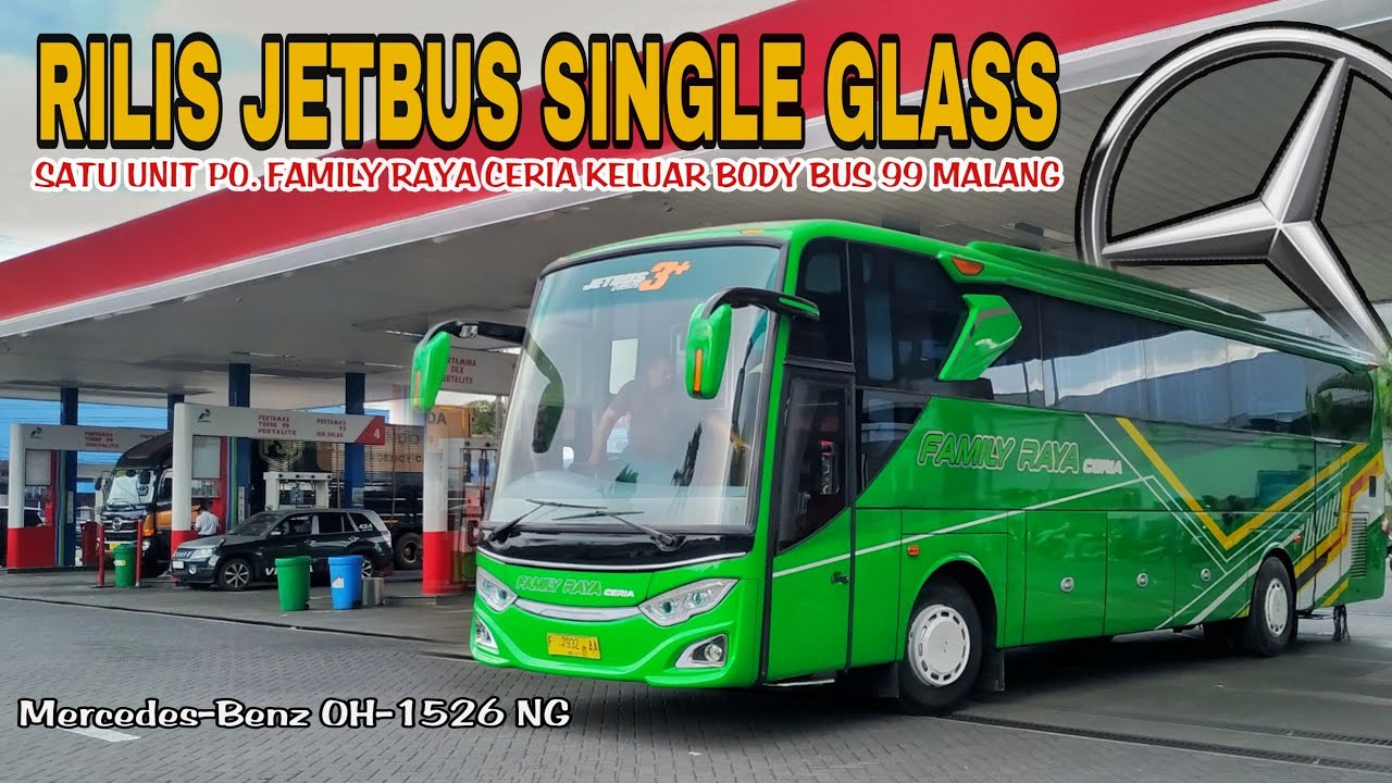 PO. FAMILY RAYA 28 SEAT + LEGREST‼️TERBARU NEW JETBUS 3+ SINGLE GLASS ...