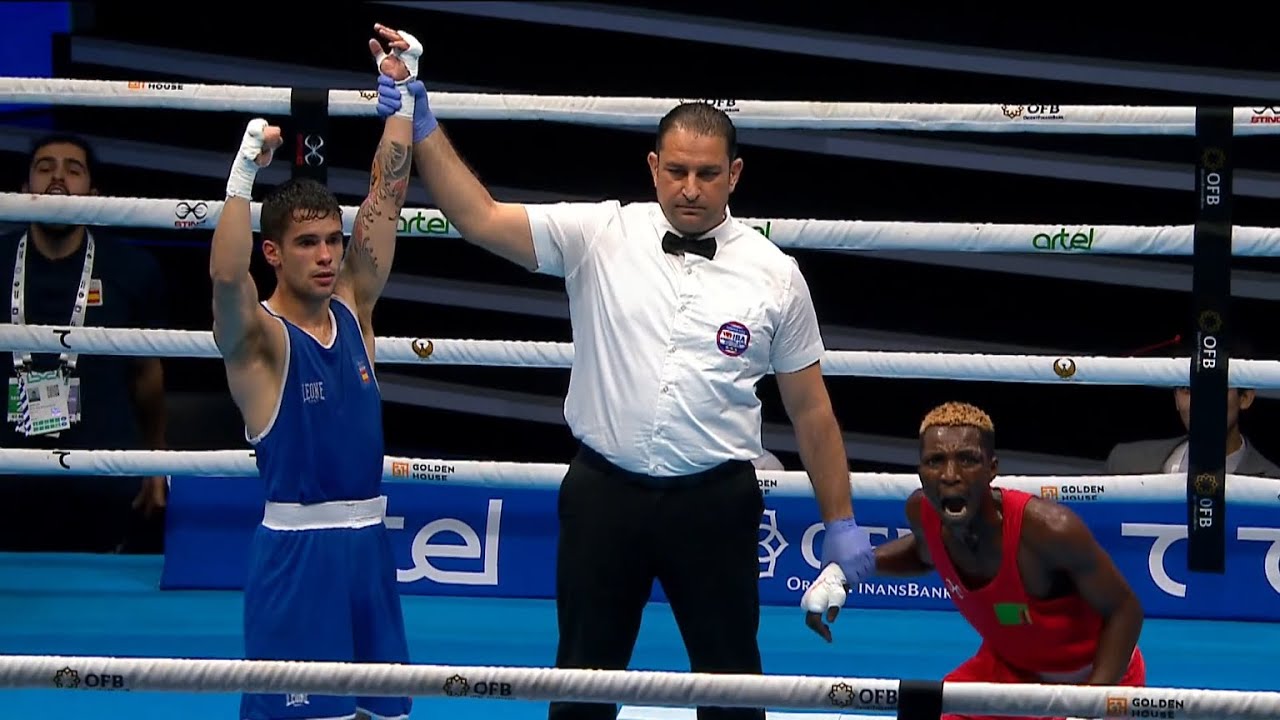 QF (51KG) CHINYEMBA PATRICK (ZAM) vs MOLINA SALVADOR MARTIN (ESP) | IBA ...