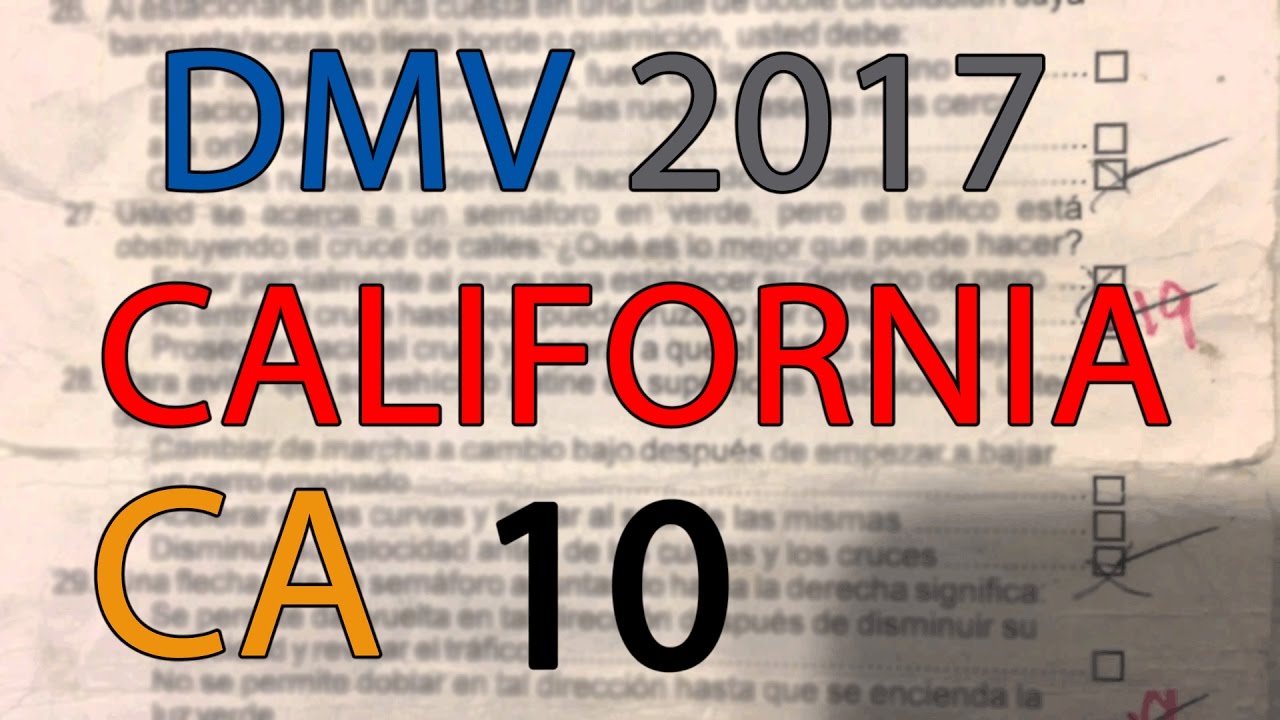 Ca DMV Written Test 2017 For Driving License With Correction Serie 10 ca-dmv-written-test-2017-for-driving-license-with-correction-serie-10
