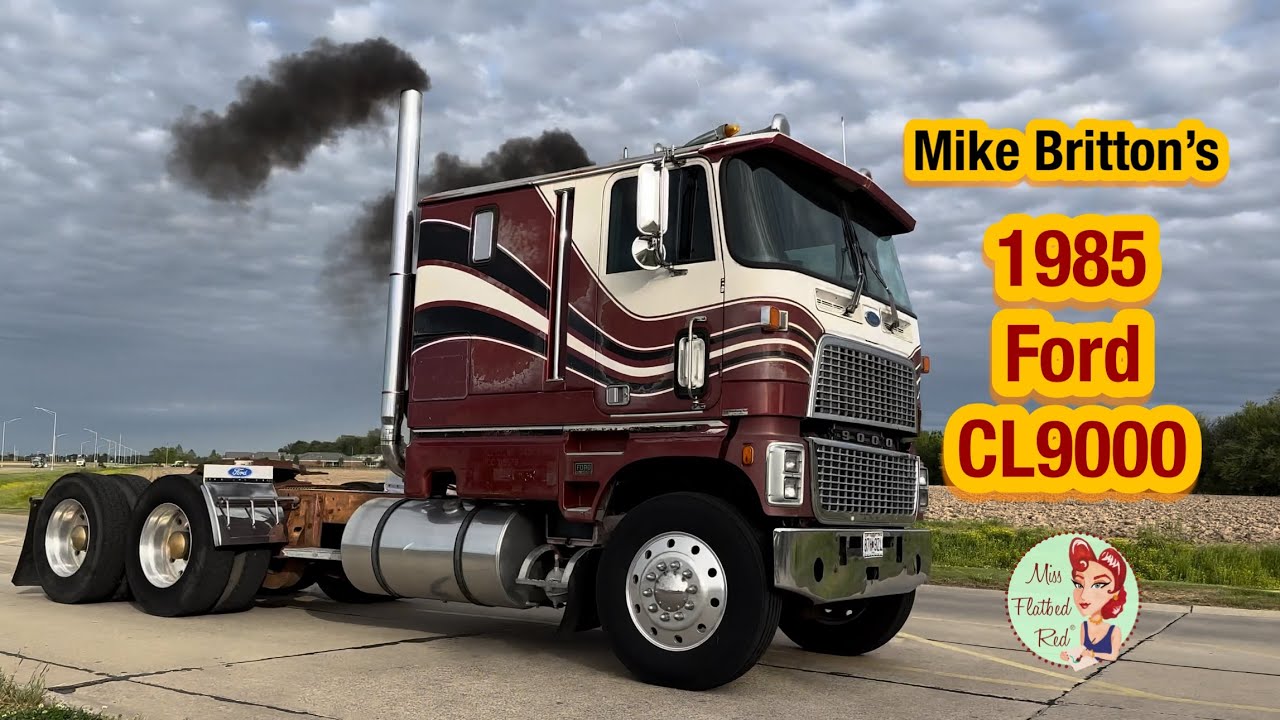 Mike Britton’s 1986 Ford CL-9000 Cabover Truck Tour & Ride Along - YouTube