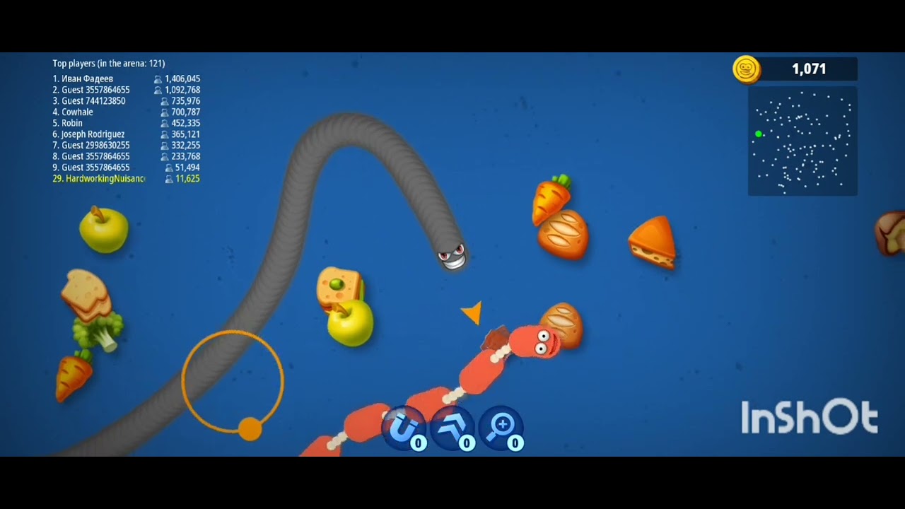 Worms Zone Game - YouTube