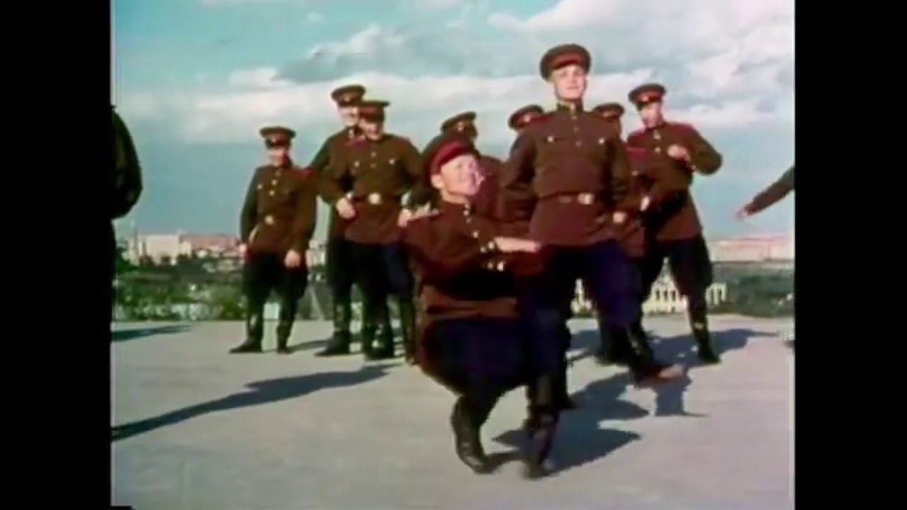 Russian soldiers dance to Take on me - YouTube