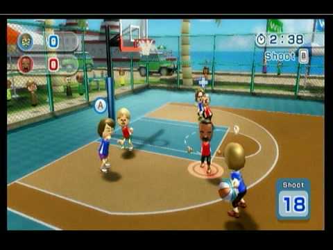 Interactive Wii Sports Resort Walkthrough - Basketball - YouTube