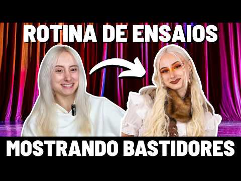 MINHA ROTINA EM DIA DE APRESENTAÇÃO