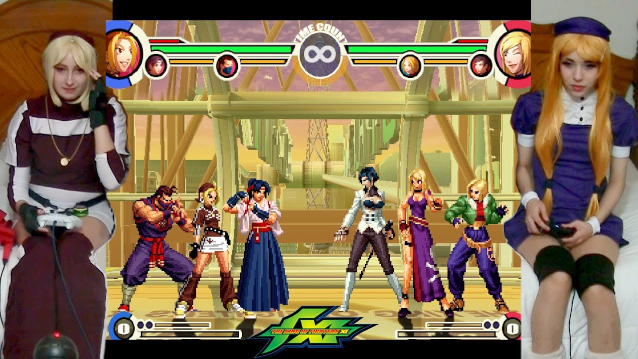 Cosplay Retas - Anti-Kyokugenryu Team vs B. Jenet, Blue-Mary y ...