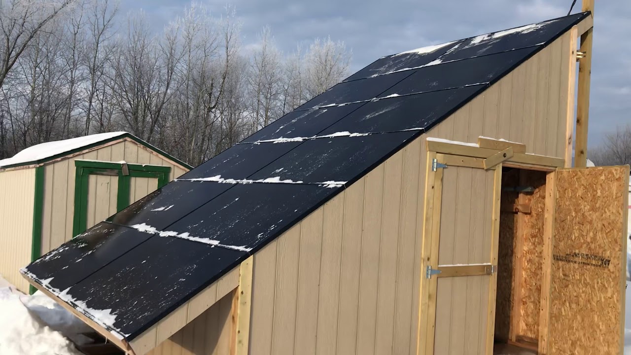 Solar shed - YouTube