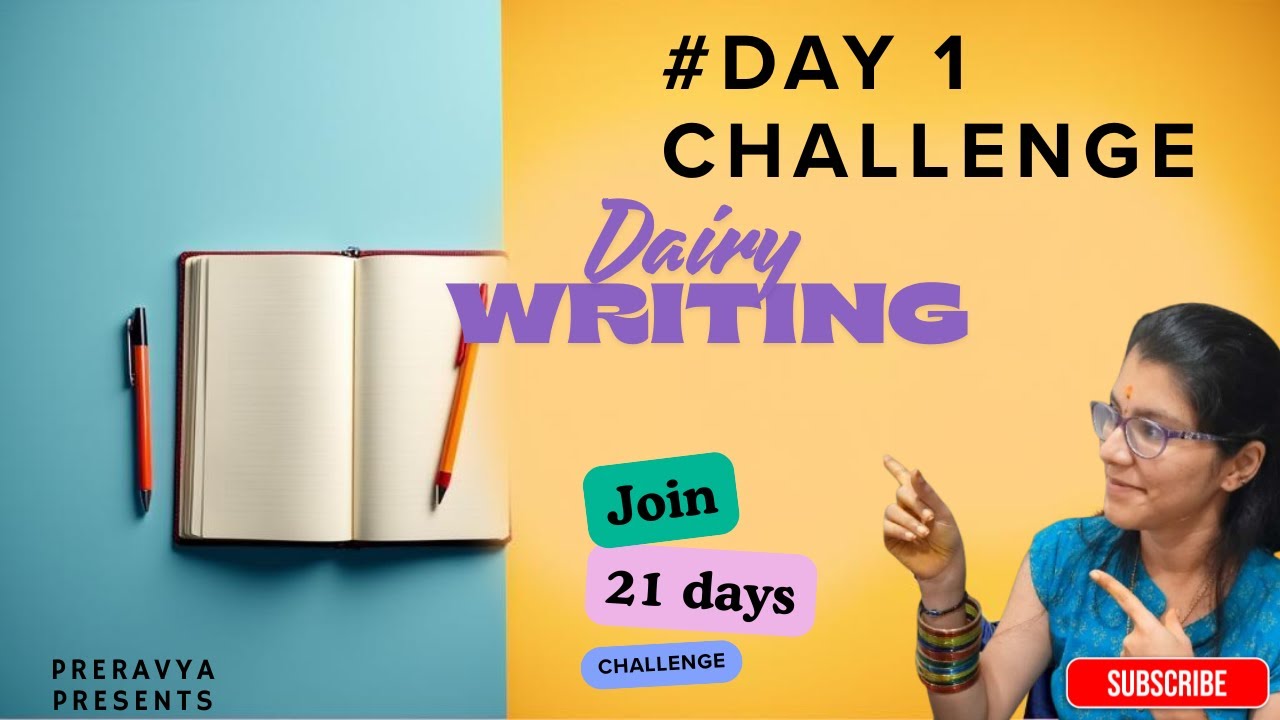 ️ Day 1 of 21-Day Challenge: Start Writing Your Diary Today! - YouTube