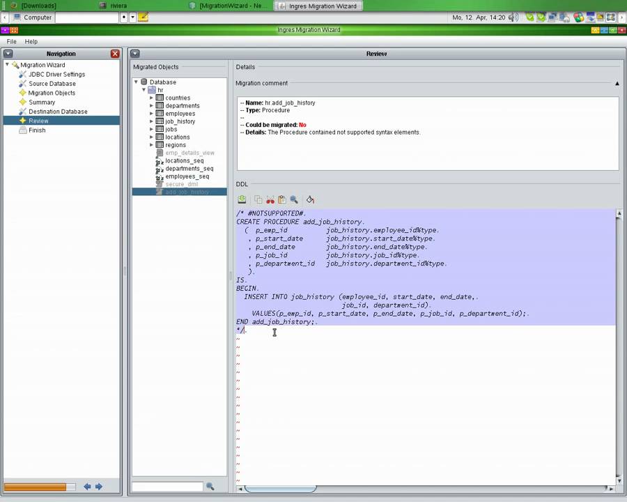 Ingres Migration Wizard screencast - YouTube
