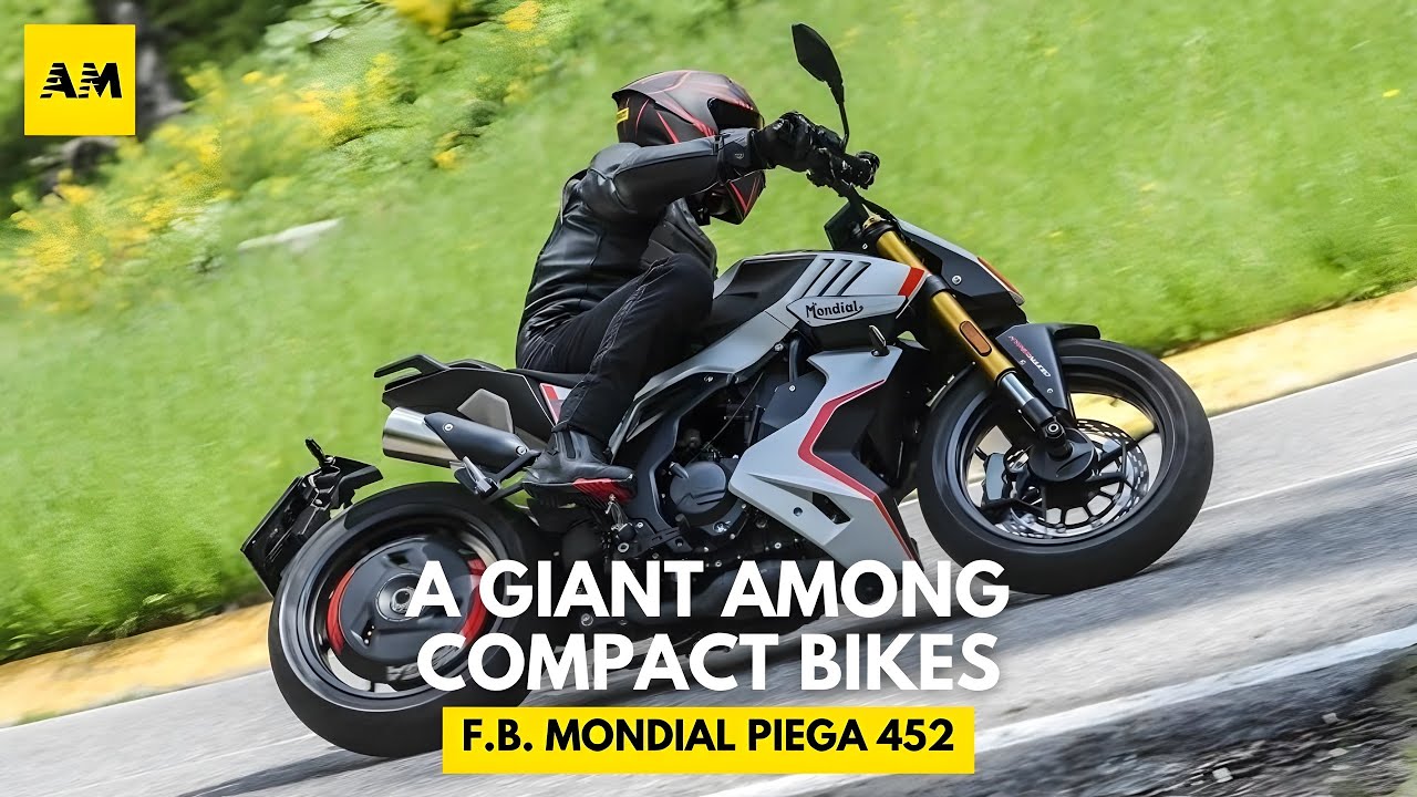 F.B. Mondial Piega 452 TEST | A Giant Among Compact Bikes - YouTube