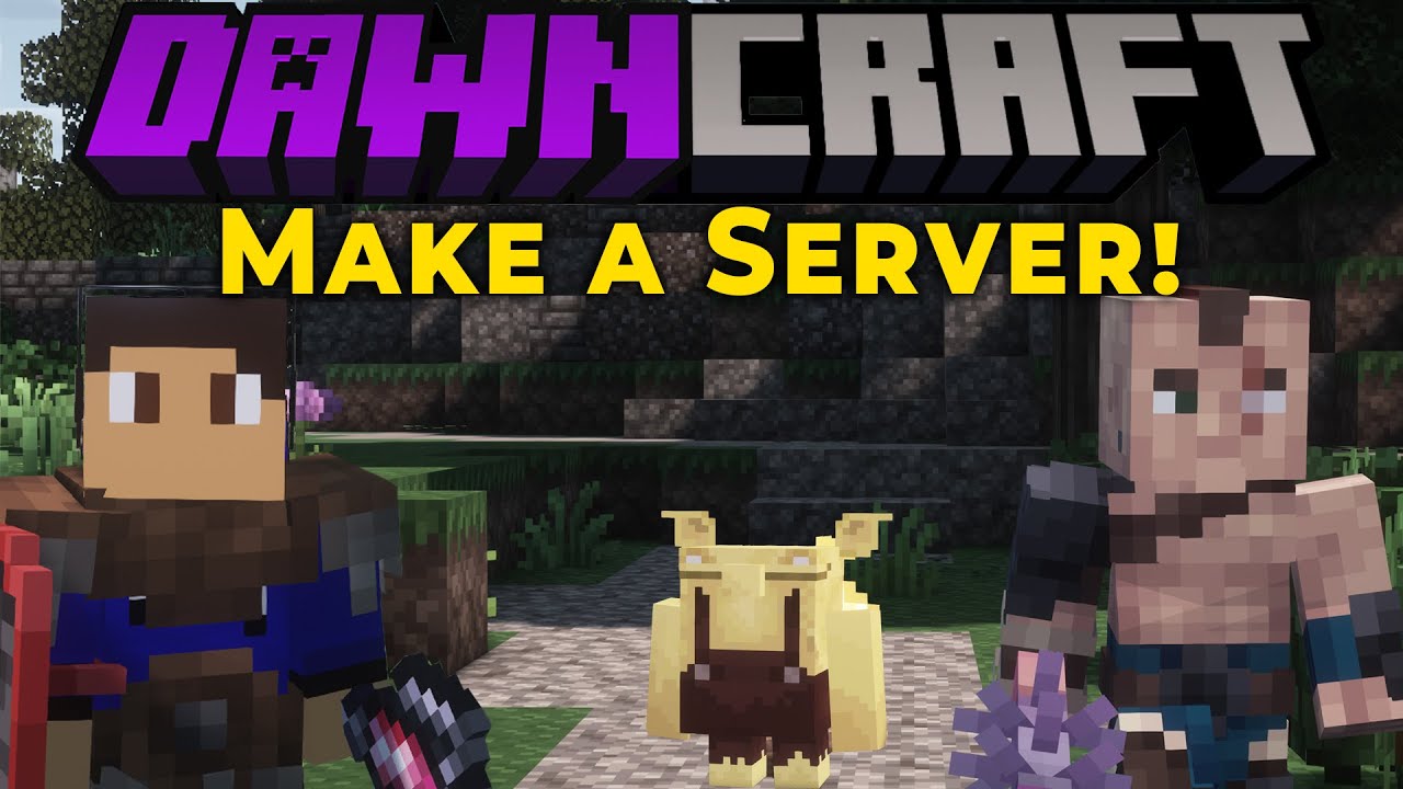 How To Make a DawnCraft Server (Play DawnCraft with Friends) - YouTube