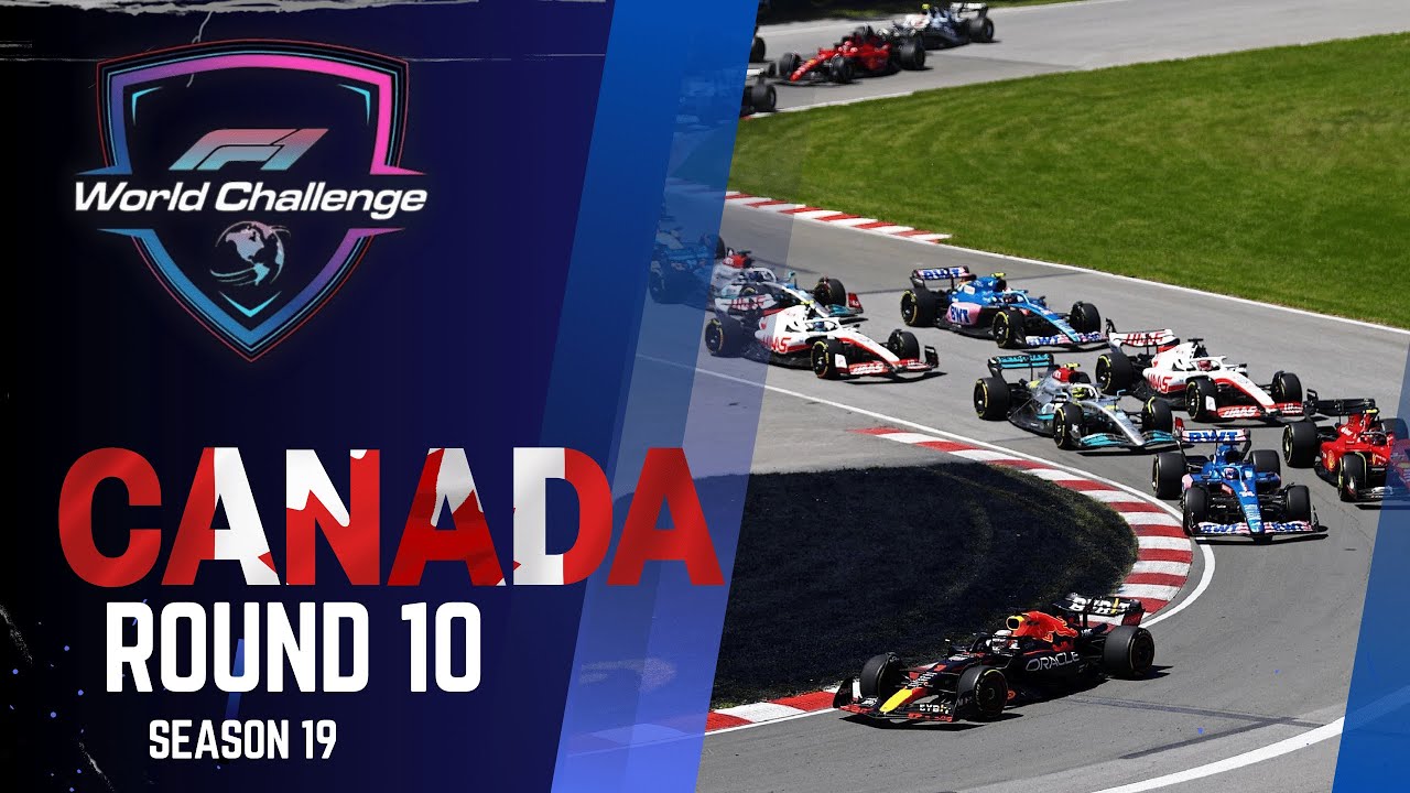F1 E-sports (LIVE) / GP do CANADÁ / Temporada 19 / Etapa 10 / F1 WORLD ...