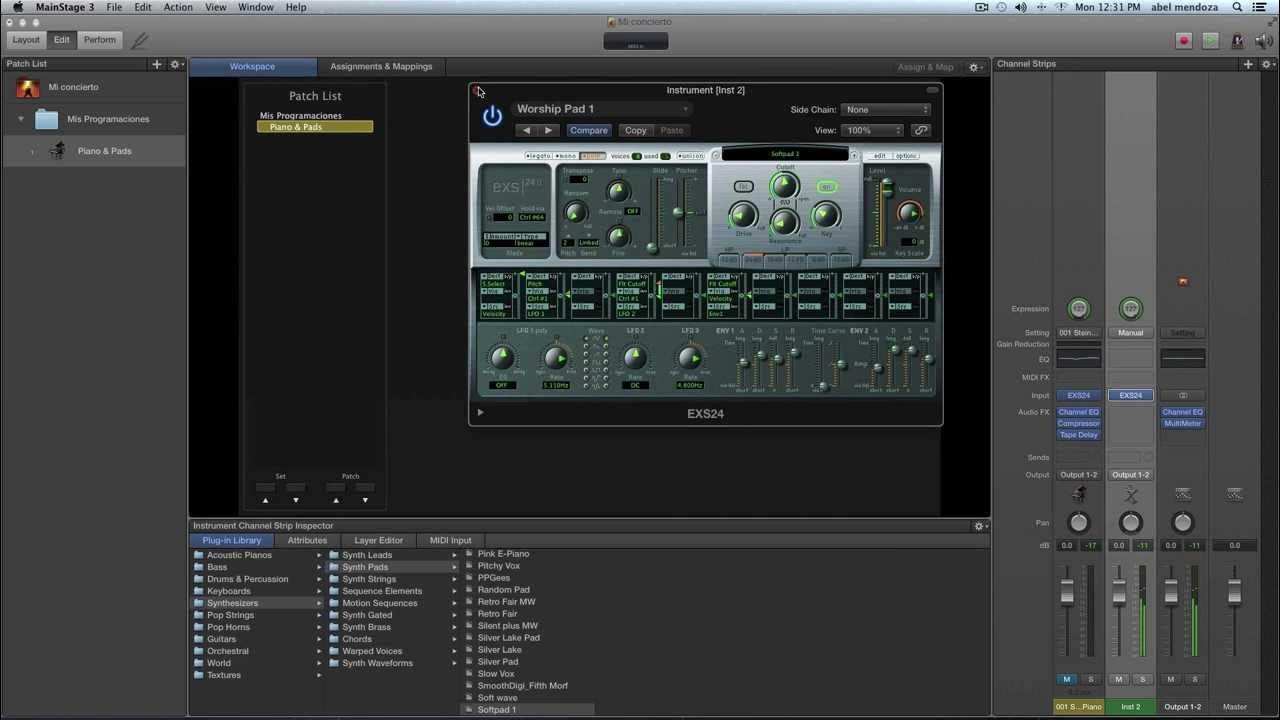 MainStage 3 - Tutorial Parte 1 - Por Abel Mendoza - YouTube
