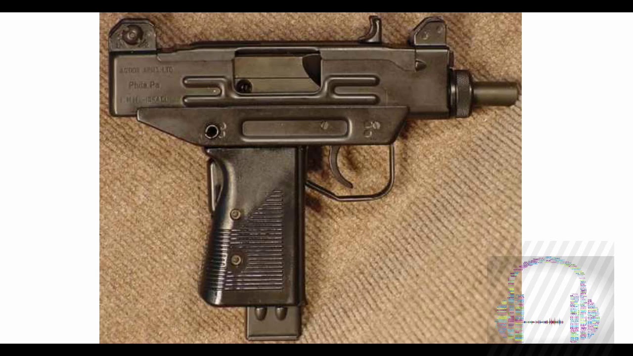 Uzi gun shooting sound - YouTube