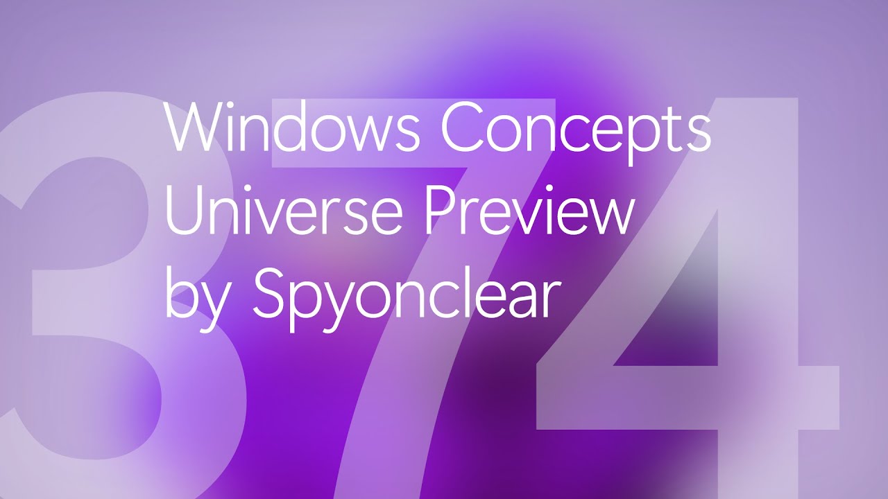 Microsoft Windows Concepts Nano 374 - YouTube