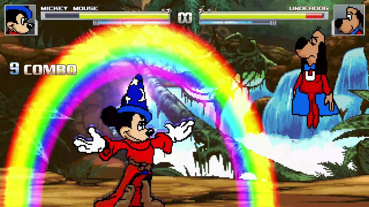 MICKEY MOUSE VS UNDERDOG (FANTASMIC) - YouTube