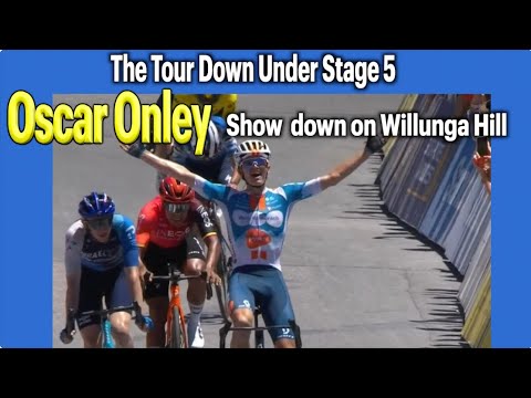 Tour down under - Stage 5 - show down on Willunga Hill - YouTube