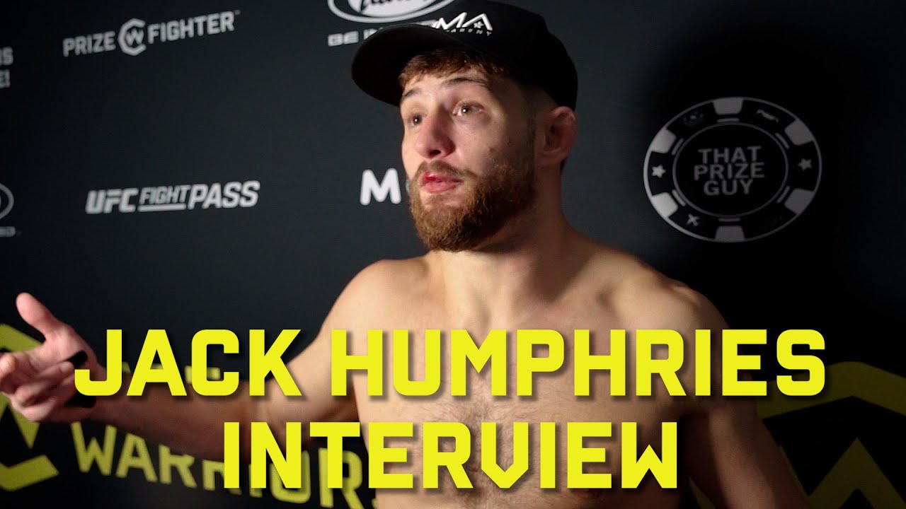 “I Improve At A Rapid Rate” Jack Humphries Post Fight Interview - YouTube