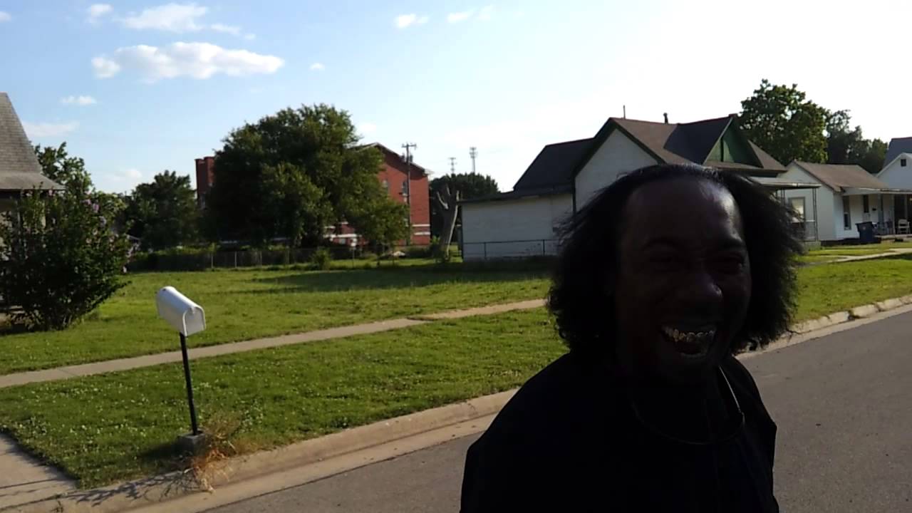 Guy lights firework in his mouth (hood life) - YouTube