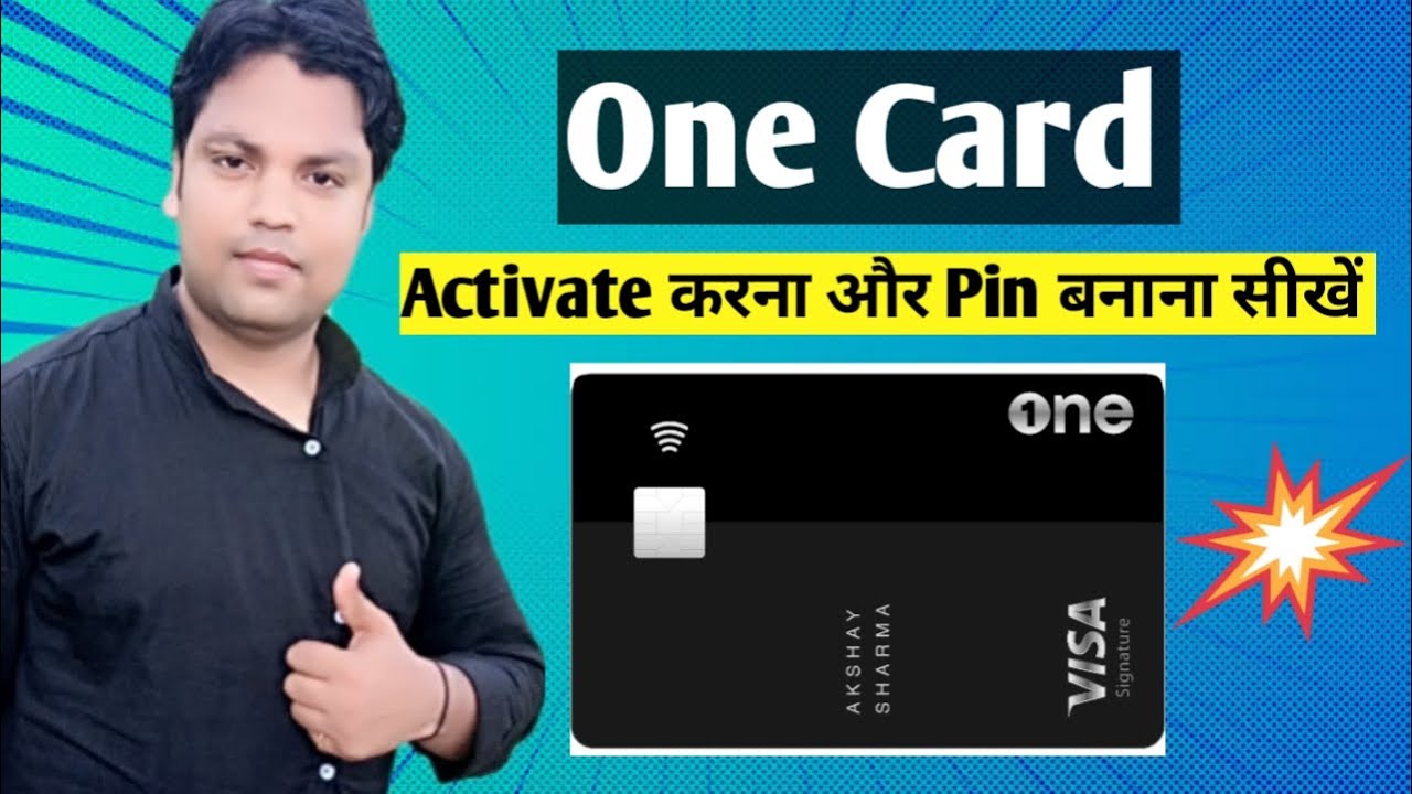 How to activate one card and generate pin ? one Card activate कैसे करें ...