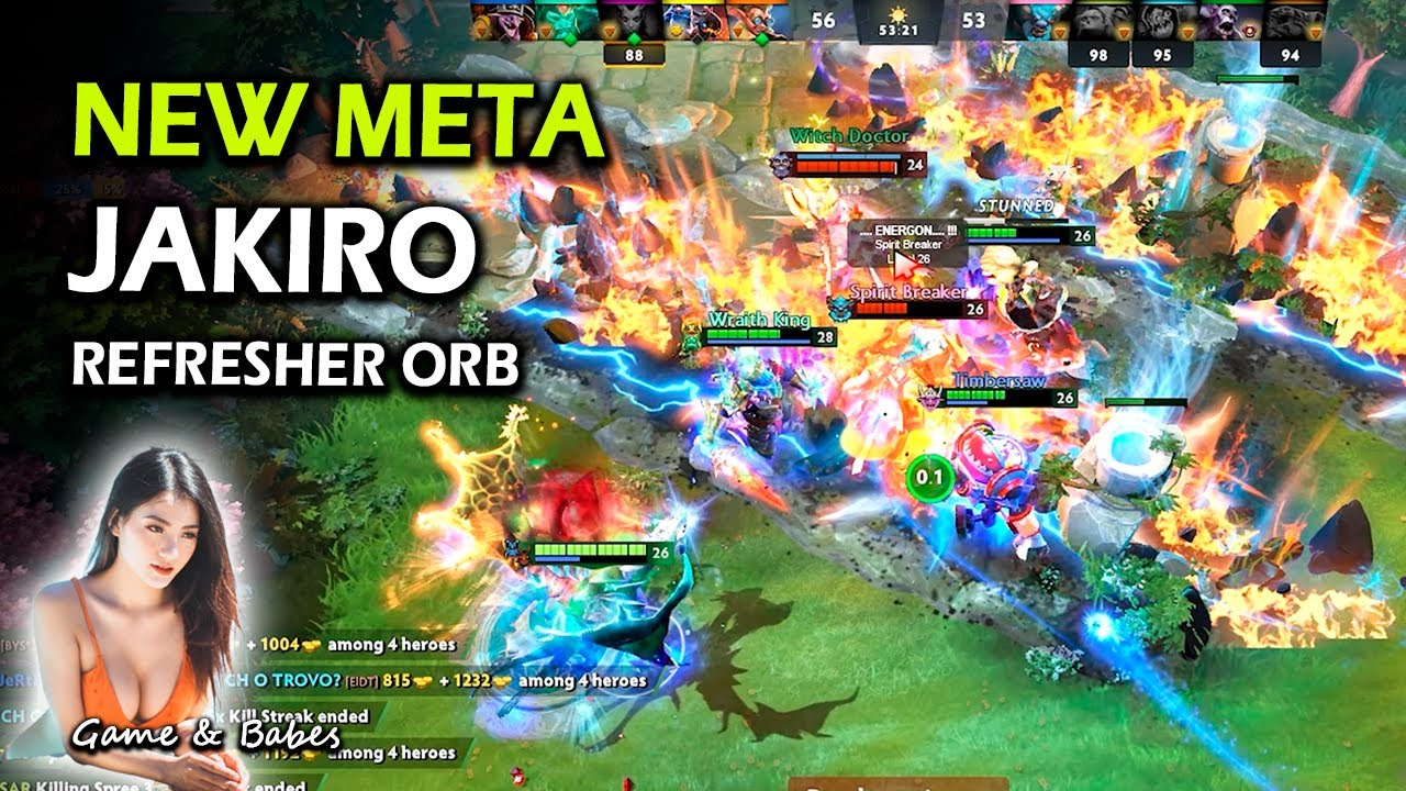 Jakiro Refresher Orb META - Dota 2 & Girls - YouTube