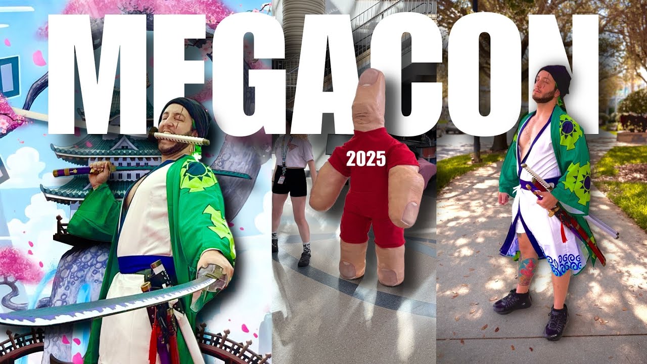 MEGACON 2025 busiest day COSPLAY - YouTube