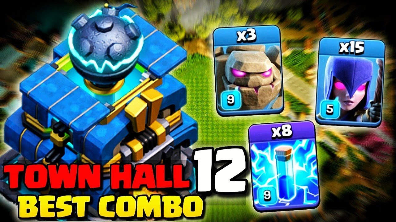 TH12 ZAP GOWITCH ATTACK STRATEGY 2025 ZAP GOWITCH COMBO TH12 STRATEGY ...