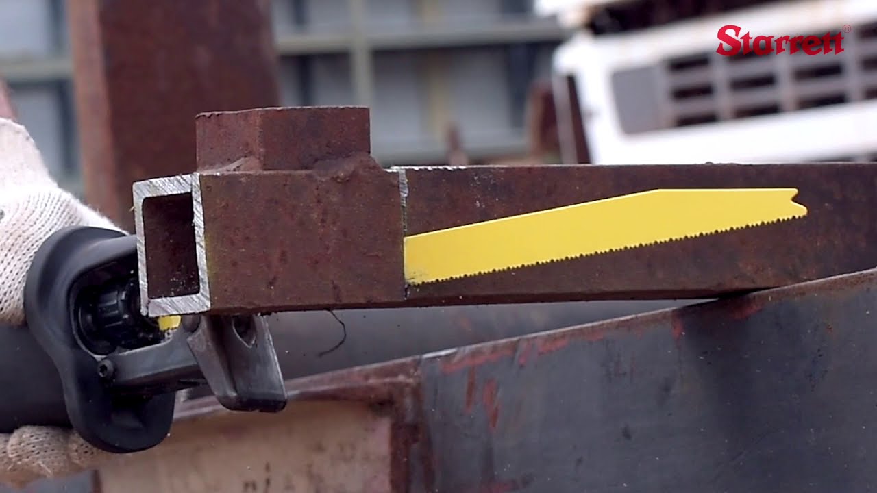 Starrett 3X Power Reciprocating Saw Blades - YouTube