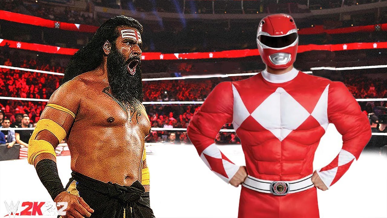 WWE 2K22 Veer Mahaan vs. Power Ranger - EPIC FIHGT - YouTube