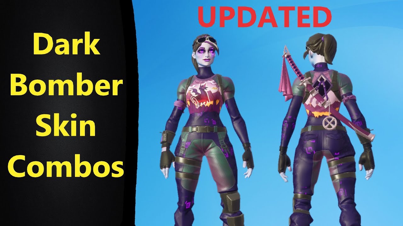 *UPDATED* Dark Bomber Skin Combos in Fortnite - YouTube