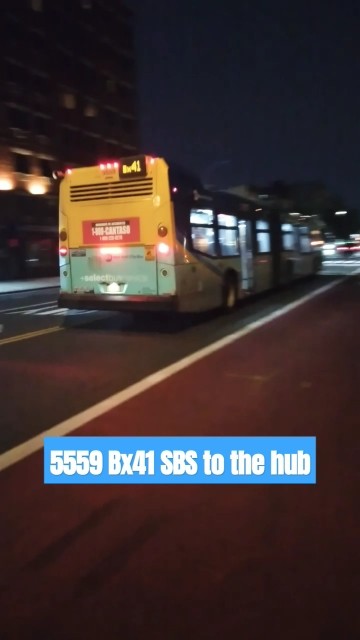 #MTA NYC BUS: 5559 Bx41 SBS @ Webster & 184th #nycbus #youtubeshorts # ...
