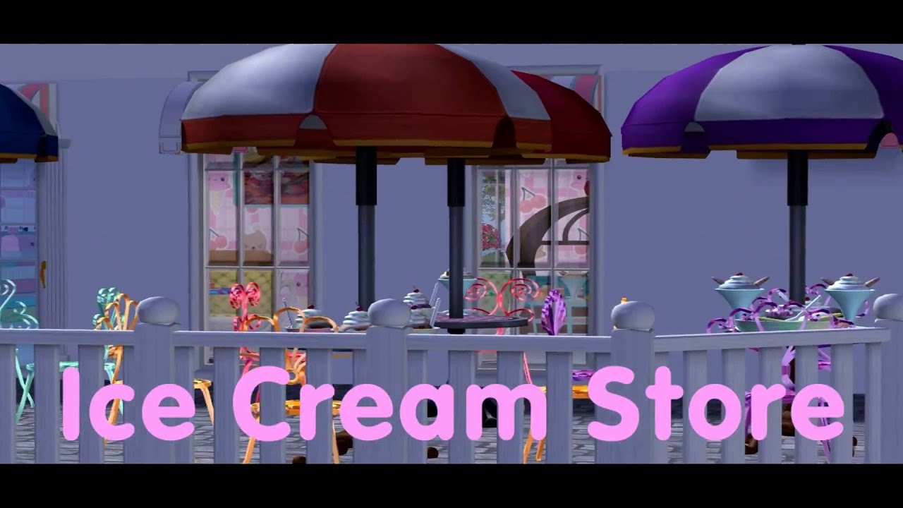 Sims 2| 7000 Subscribers Gift| Ice Cream Store - YouTube