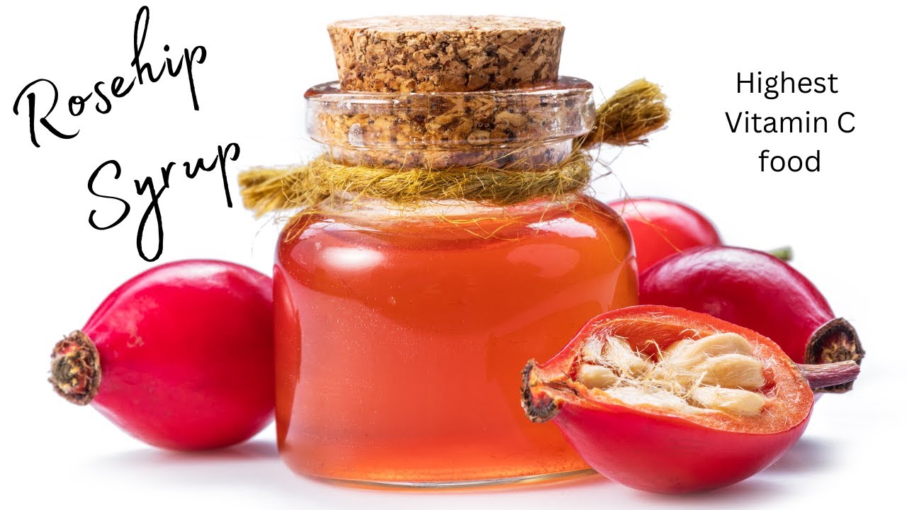 Benefits ans uses of Rosehips | How to make Rosehip syrup - YouTube