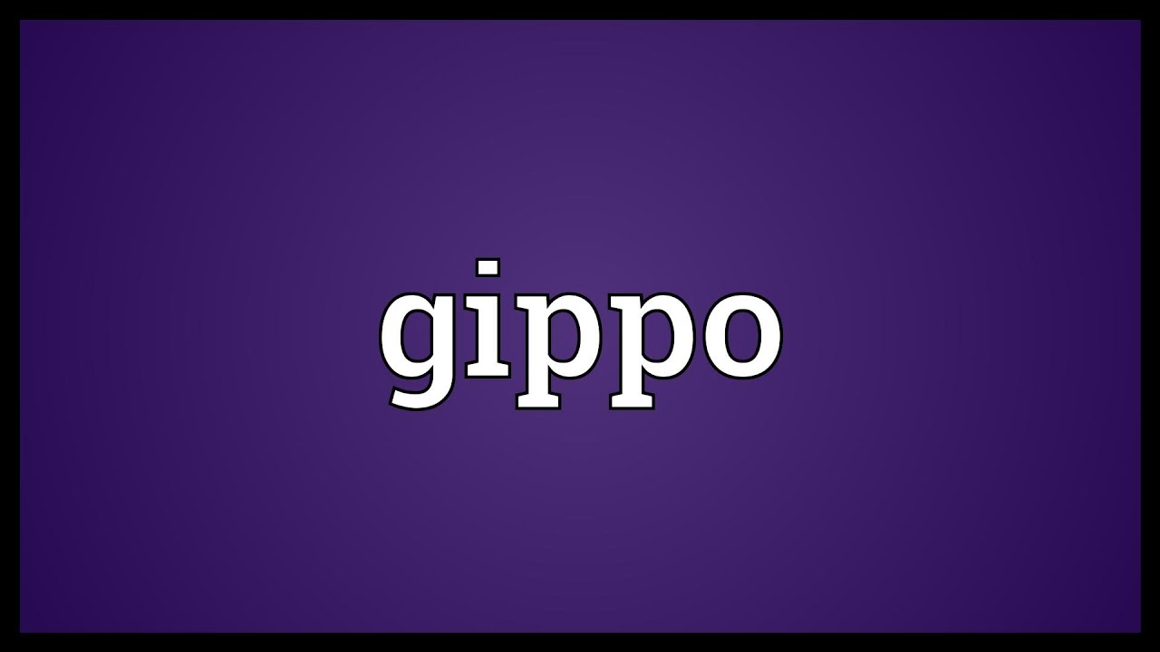Gippo Meaning - YouTube