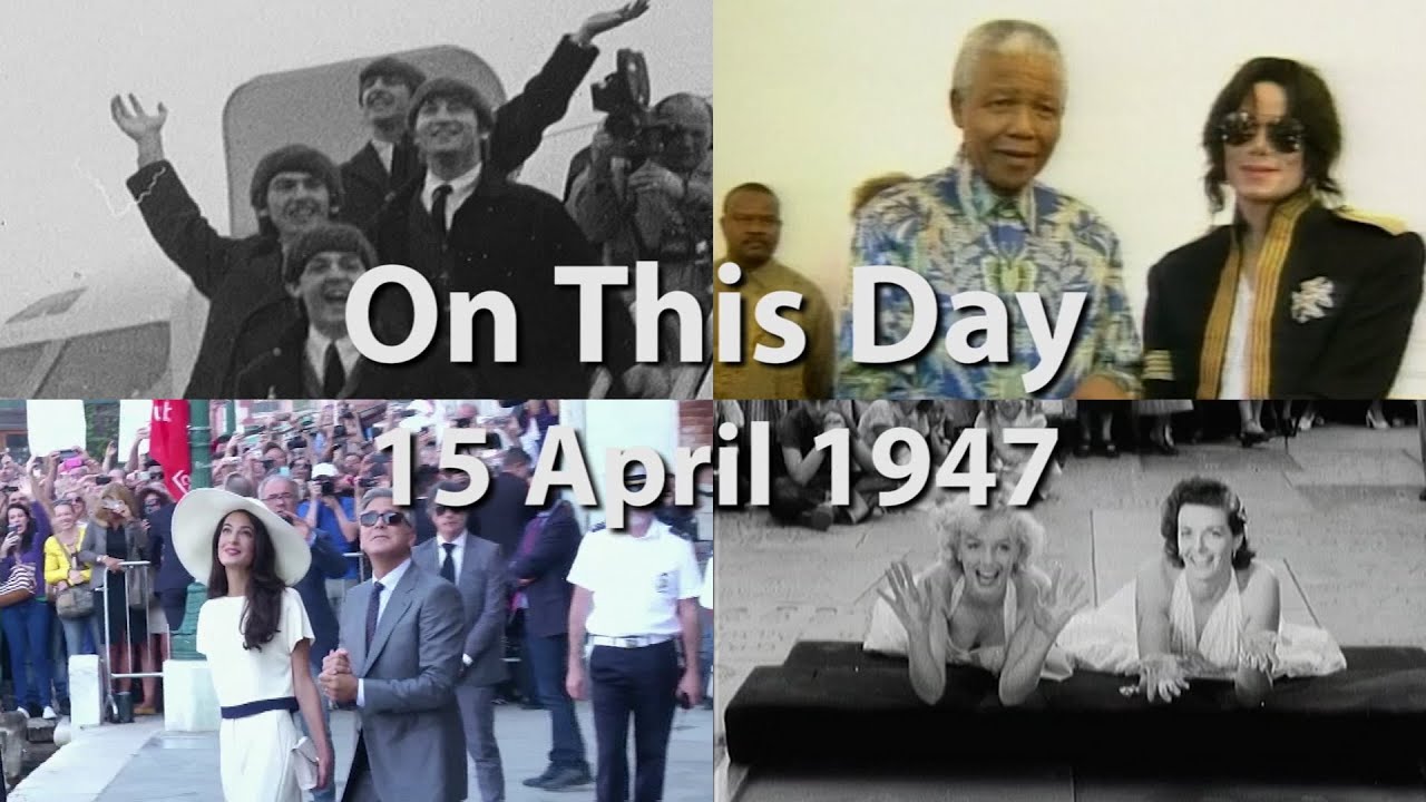 On This Day: 15 April 1947 - YouTube