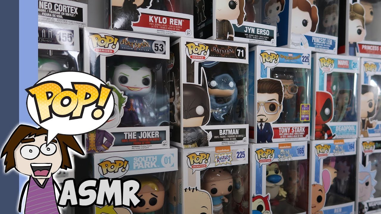 ASMR Funko Pop Collection - Male ASMR Whispers - YouTube