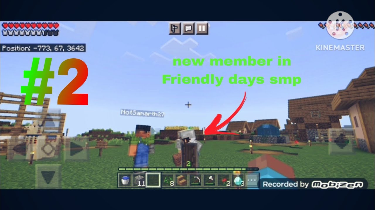 I made my First ever Diamond Armour and iron farm | Friendly days smp ...