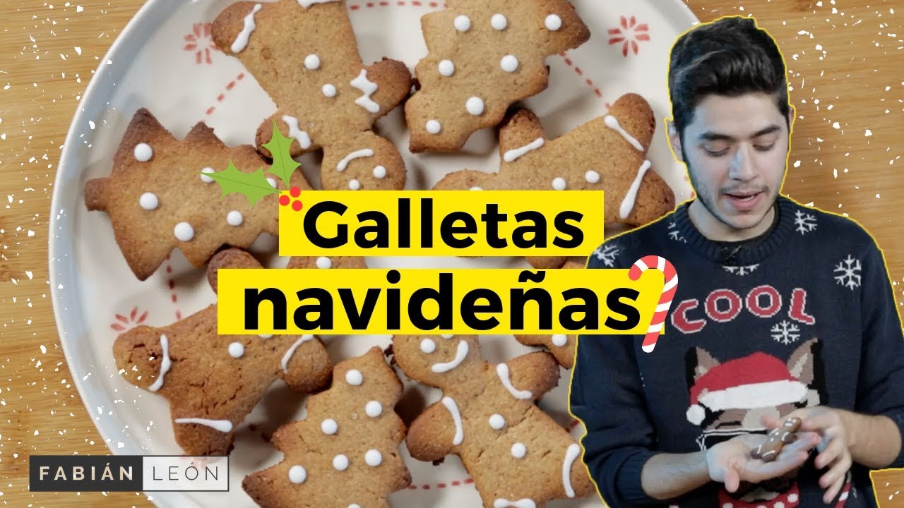 Cómo hacer Galletas de Jengibre navideñas (Gingerbread man) // Receta ...