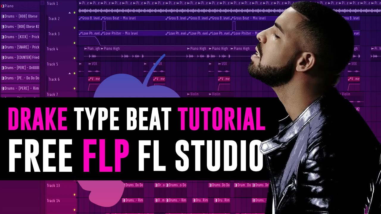 Fl Studio Tutorial Trap Beat - Make Drake Type Beat + FREE FLP - YouTube