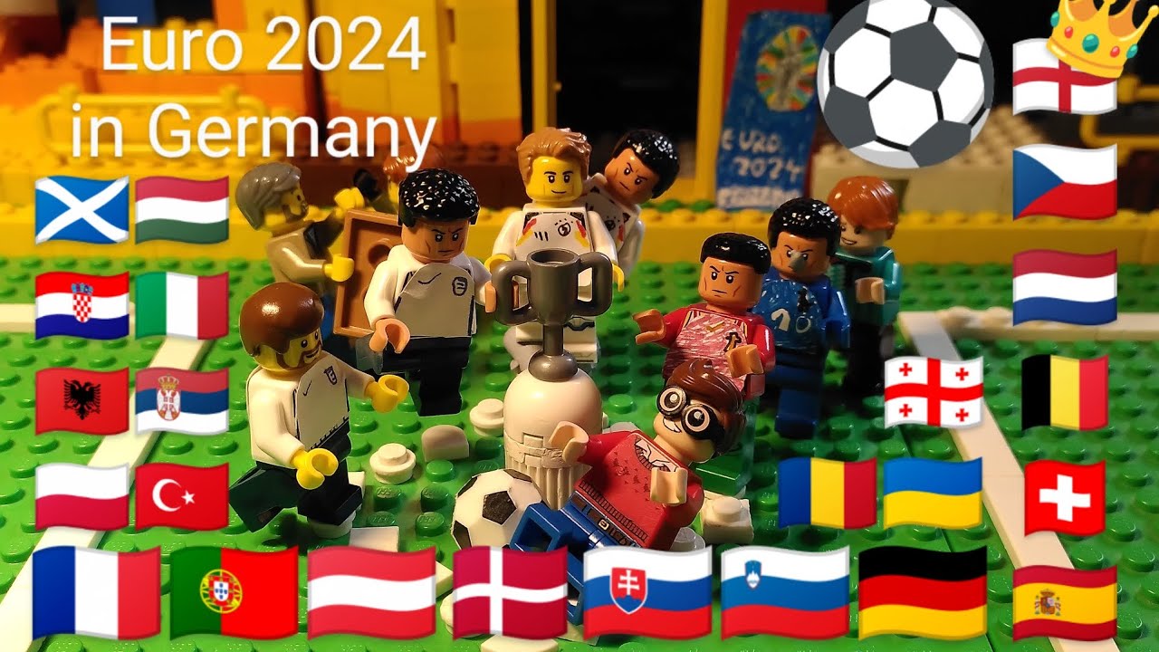 The UEFA European Championship 2024 in Germany (complete lego animation ...