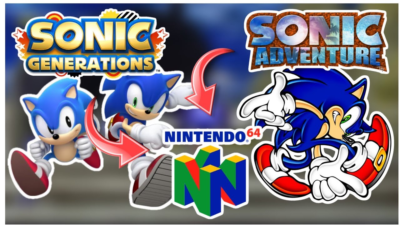 ¿Sonic Generations y Adventure en Nintendo 64? | Hack Rom - YouTube