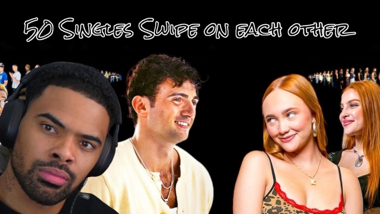 Blaze Reacts to 50 more strangers swipe on each other | season 3 - YouTube