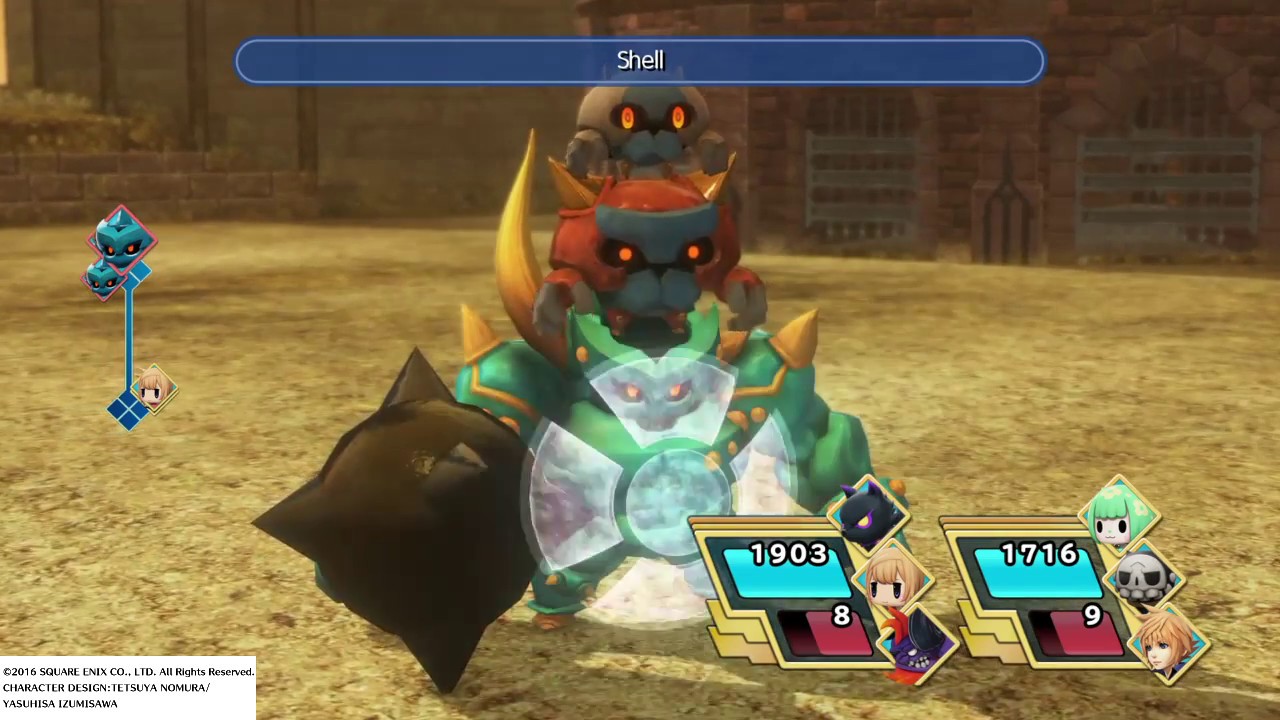 WORLD OF FINAL FANTASY - Coliseum - Mountain Mirages 1 - YouTube