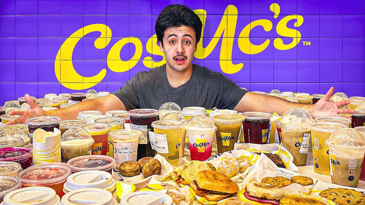 I Tried EVERY Item On The NEW McDonald's Menu! *COSMC'S* - YouTube