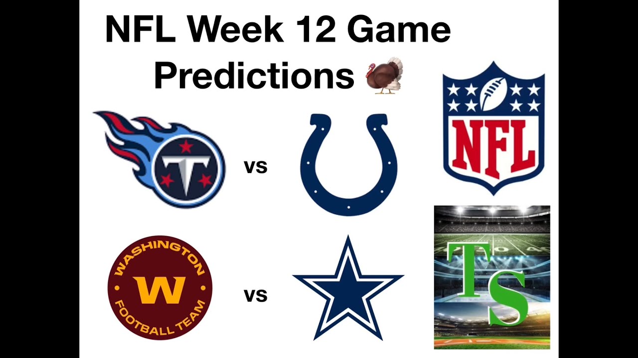 NFL Week 12 Predictions (2020) - YouTube