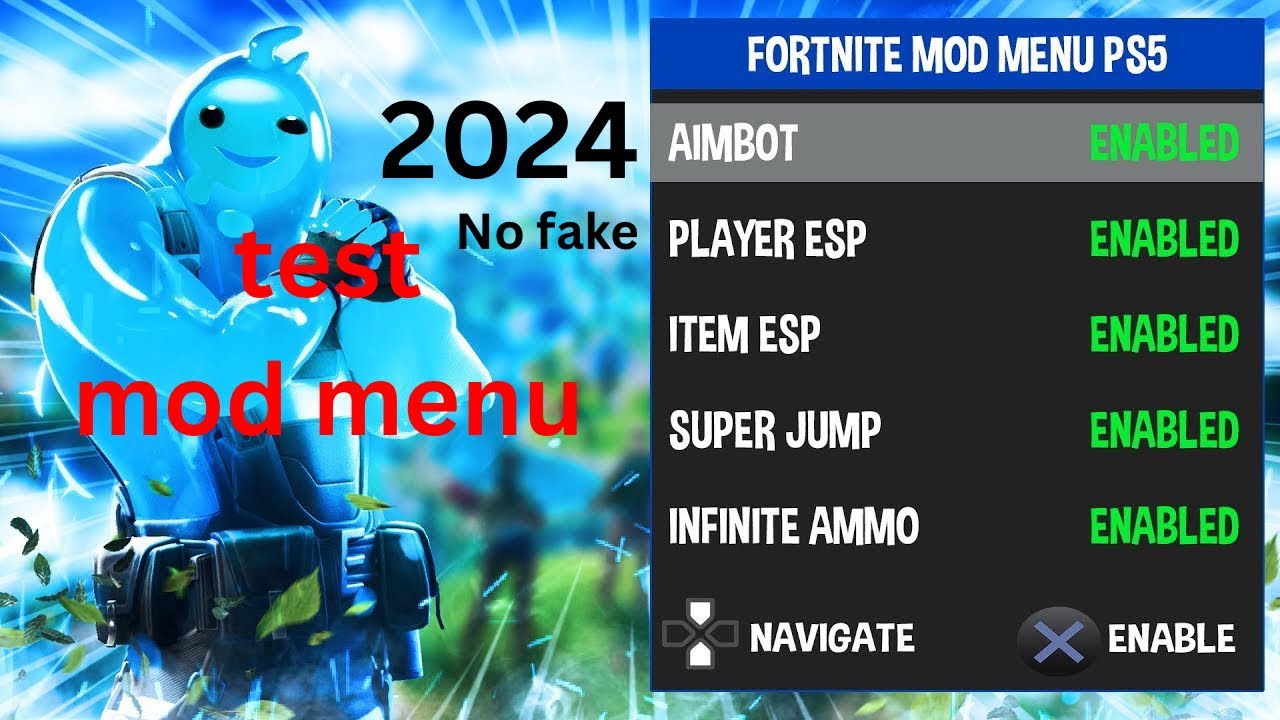AVOIR UN MOD MENU EN 2025 SUR FORTNITE GRATUIT (JE FOUS DES LAZER A ...