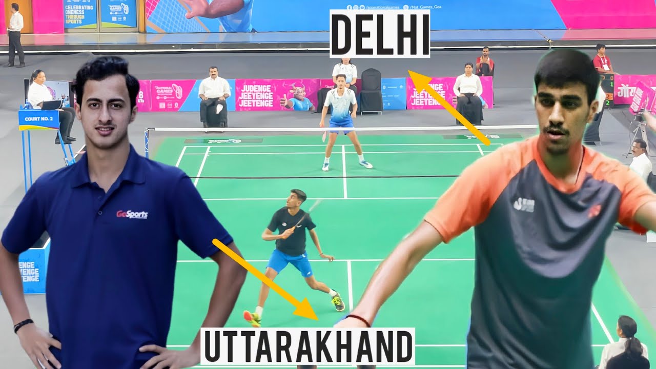 37th NATIONAL GAMES BADMINTON TEAM CHAMPIONSHIP 2023 GOA MEN'S SINGLES ...