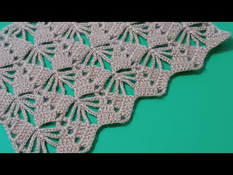 BİR GÜNDE ÖR KULLAN✔️ ÇEYİZLİK ETOL ŞAL YAPIMI ✔️HOW TO MAKE A CROCHET STOLE/SHAWL✔️